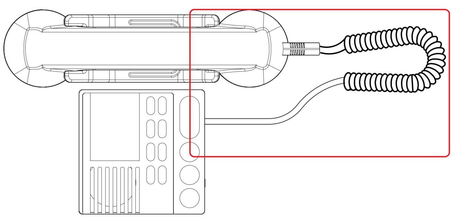 SAILOR CU5000 HANDSET CABLE